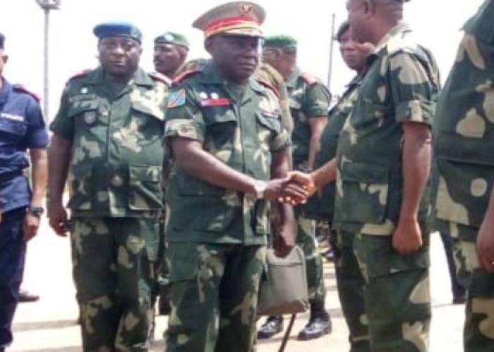 RDC : Le Général d'armée Amisi Kumba Gabriel se rend à Lubumbashi pour ...